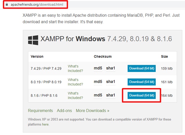 Cara Install XAMPP di Windows - Cara Prima Cara Install XAMPP di Windows - Cara Prima
